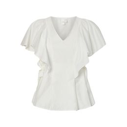 Y.A.S YAS Bluse in Wei&szlig; - 51% | Gr&ouml;&szlig;e 40 | Damen-blusen