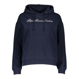 Pepe Jeans Hoodie in Dunkelblau - 52% | Gr&ouml;&szlig;e L | Damen-sweatshirts-jacken