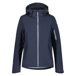 Icepeak Softshelljacke "Bathgate" in Dunkelblau - 55% | Gr&ouml;&szlig;e 36 | Damen-outdoorjacken