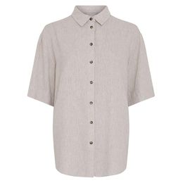 MOSS COPENHAGEN Hemd "Viana" in Sand - 31% | Gr&ouml;&szlig;e S/M | Damen-blusen