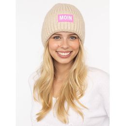 Zwillingsherz M&uuml;tze in Beige - 54% | Damen-muetzen-caps