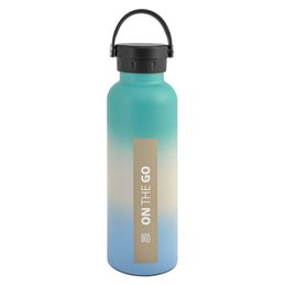 IRIS Barcelona Isolierflasche "On the go" in Hellblau/ T&uuml;rkis - 750 ml - 15% | Damen-outdoor-ausruestung