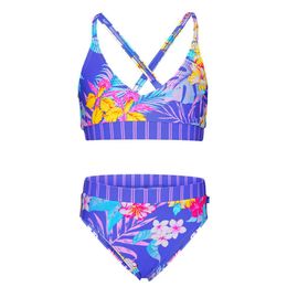 Peek U Bikini-Set "Nixie" in Blau/ Bunt - 47% | Gr&ouml;&szlig;e 104 | Kinder-bademode
