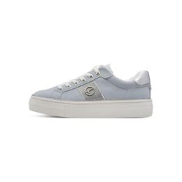 Tamaris Leder-Sneakers in Hellblau - 38% | Gr&ouml;&szlig;e 40 | Damen-sneakers