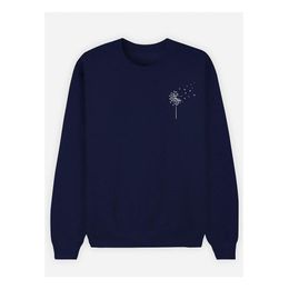 WOOOP Sweatshirt "Pissenlit" in Dunkelblau - 63% | Gr&ouml;&szlig;e L | Damen-sweatshirts-jacken