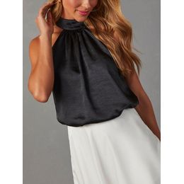 Milan Kiss Blusentop in Schwarz - 70% | Gr&ouml;&szlig;e S | Damen-blusen
