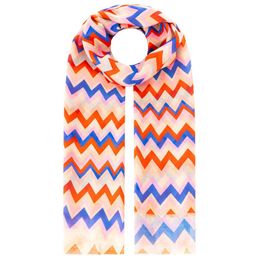 Zwillingsherz Schal "Zick Zack" in Bunt - (L)180 x (B)85 cm - 16% | Damen-schals-tuecher