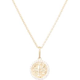 OR &Eacute;CLAT Gold-Anh&auml;nger "Cancer" mit Edelsteinen - 87% | Kinderschmuck