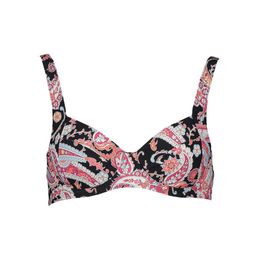 Sunseeker Bikini-Oberteil in Schwarz/ Pink - 52% | Gr&ouml;&szlig;e 38C-Cup | Damen-bademode