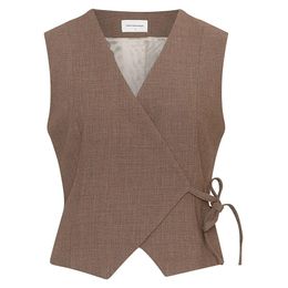 MOSS COPENHAGEN Weste "Darina" in Braun - 48% | Gr&ouml;&szlig;e L | Damenjacken