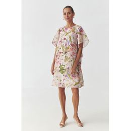 TATUUM Kleid in Ros&eacute;/ Gr&uuml;n - 70% | Gr&ouml;&szlig;e 34 | Damen-kleider