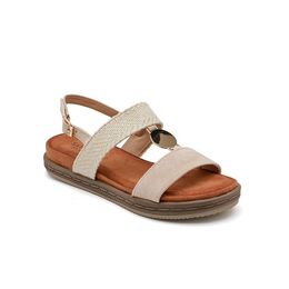 Sixth Sens Sandalen in Creme - 50% | Gr&ouml;&szlig;e 37 | Damen-sandalen