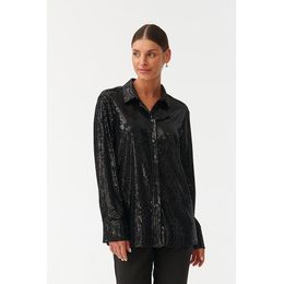 TATUUM Paillettenbluse in Schwarz - 71% | Gr&ouml;&szlig;e 38 | Damen-blusen