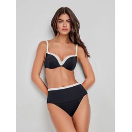 gisela Bikini-Oberteil in Schwarz/ Wei&szlig; - 57% | Gr&ouml;&szlig;e 85C | Damen-bademode