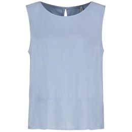 fresh made Blusentop in Hellblau - 60% | Gr&ouml;&szlig;e L | Damen-blusen