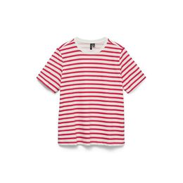 V&eacute;ro Moda Vero Moda Shirt in Wei&szlig;/ Rot - 29% | Gr&ouml;&szlig;e S | Damen-tops