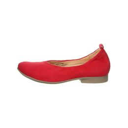 Think! Leder-Ballerinas "Guad2" in Rot - 74% | Gr&ouml;&szlig;e 41 | Damen-ballerinas