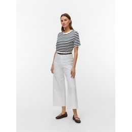 V&eacute;ro Moda Vero Moda Shirt in Wei&szlig;/ Dunkelblau - 23% | Gr&ouml;&szlig;e S | Damen-tops