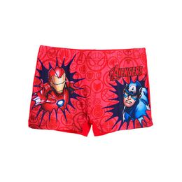 Avengers Badehose "Avengers Classic" in Rot/ Bunt - 54% | Gr&ouml;&szlig;e 128 | Kinder-bademode