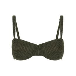 Hunkem&ouml;ller Hunkem&ouml;ller Bikini-Oberteil "Cairo" in Oliv - 62% | Gr&ouml;&szlig;e 75D | Damen-bademode