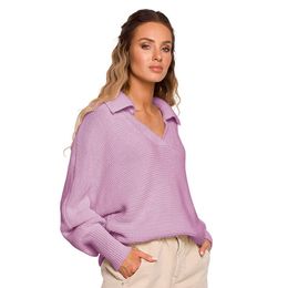 made of emotion Pullover in Flieder - 66% | Gr&ouml;&szlig;e L/XL | Damen-pullover-cardigans