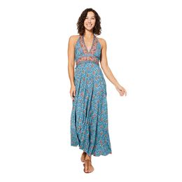 Aller Simplement Kleid in Hellblau/ Orange - 68% | Gr&ouml;&szlig;e 34-40 | Damen-kleider