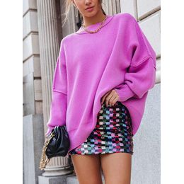 Milan Kiss Pullover in Lila - 63% | Gr&ouml;&szlig;e L | Damen-pullover-cardigans