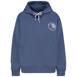 Sublevel Hoodie in Blau - 66% | Gr&ouml;&szlig;e M | Damen-sweatshirts-jacken
