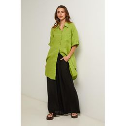 Fleur de Lin Tunika in Gr&uuml;n - 65% | Gr&ouml;&szlig;e M | Damen-blusen
