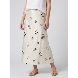 MOSS COPENHAGEN Rock "Rianne" in Creme/ Schwarz - 54% | Gr&ouml;&szlig;e XS | Damenroecke