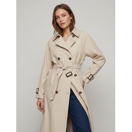MOSS COPENHAGEN Trenchcoat "Antonella" in Beige - 53% | Gr&ouml;&szlig;e XS/S | Damenjacken