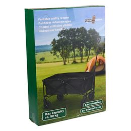 CAMP ACTIVE Faltbarer Arbeitswagen in Schwarz - (B)80 x (H)97 x (T)40 cm - 28% | Damen-outdoor-ausruestung