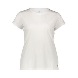 New Balance Laufshirt "Core" in Wei&szlig; - 66% | Gr&ouml;&szlig;e L | Damen-outdoor-tops-shirts
