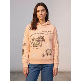Sublevel Hoodie in Orange - 66% | Gr&ouml;&szlig;e XS | Damen-sweatshirts-jacken