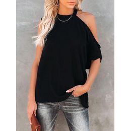 Milan Kiss Bluse in Schwarz - 71% | Gr&ouml;&szlig;e L | Damen-blusen