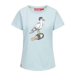 Derbe Shirt in Hellblau - 52% | Gr&ouml;&szlig;e XL | Damen-tops