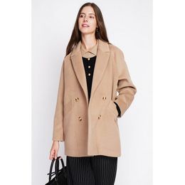 ASSUILI &Uuml;bergangsmantel in Beige - 84% | Gr&ouml;&szlig;e 38 | Damenjacken