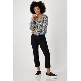 monari Bluse in Creme/ Hellblau/ Schwarz - 70% | Gr&ouml;&szlig;e 36 | Damen-blusen