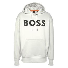 HUGO BOSS Fashion Hoodie in Wei&szlig; - 71% | Gr&ouml;&szlig;e XL | Herren-sweatshirts-jacken