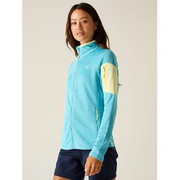 Dare 2b Fleecejacke "Torrek II" in T&uuml;rkis/ Hellgelb - 73% | Gr&ouml;&szlig;e 38 | Damenjacken