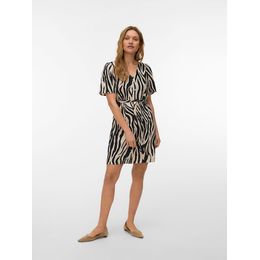 V&eacute;ro Moda Vero Moda Kleid in Beige/ Schwarz - 42% | Gr&ouml;&szlig;e XS | Damen-kleider