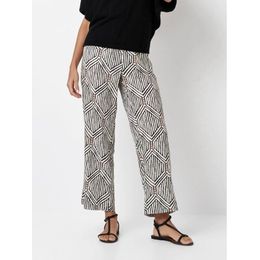 Toni Hose "Pia Smart" in Schwarz/ Wei&szlig; - 65% | Gr&ouml;&szlig;e 44 | Damenhosen