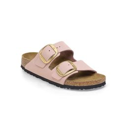Birkenstock Leder-Pantoletten "Arizona Big Buckle" in Rosa - 15% | Gr&ouml;&szlig;e 41 | Damen-pantoletten