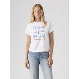 Levi's Levis Shirt in Wei&szlig;/ Hellblau - 37% | Gr&ouml;&szlig;e S | Damen-tops