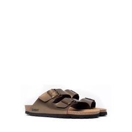 Sunbay Pantoletten "Trefle" in Bronze - 53% | Gr&ouml;&szlig;e 38 | Damen-pantoletten