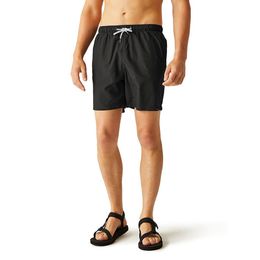 Regatta Badeshorts "Mackleyna" in Schwarz - 52% | Gr&ouml;&szlig;e 3XL | Herren-bademode-sport