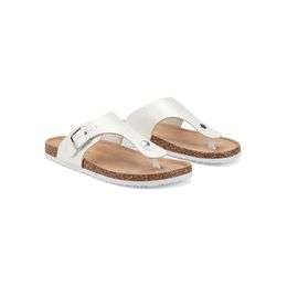 Inselhauptstadt Zehentrenner in Creme - 64% | Gr&ouml;&szlig;e 38 | Damen-sandalen