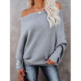Milan Kiss Pullover in Grau - 56% | Gr&ouml;&szlig;e S | Damen-pullover-cardigans