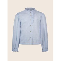 Like Flo Bluse in Hellblau - 56% | Gr&ouml;&szlig;e 122/128 | Kinder-blusen-hemden