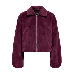 Only Kunstpelzjacke "ONLDANA" in Lila - 58% | Gr&ouml;&szlig;e L | Damenjacken